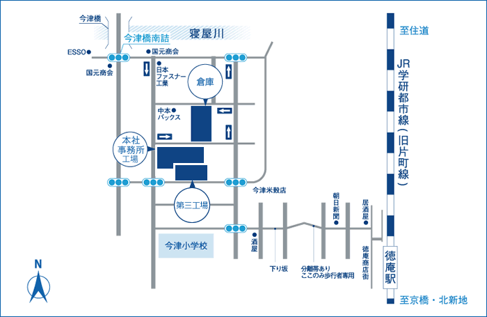 キタイ製作所 本社 アクセスマップ